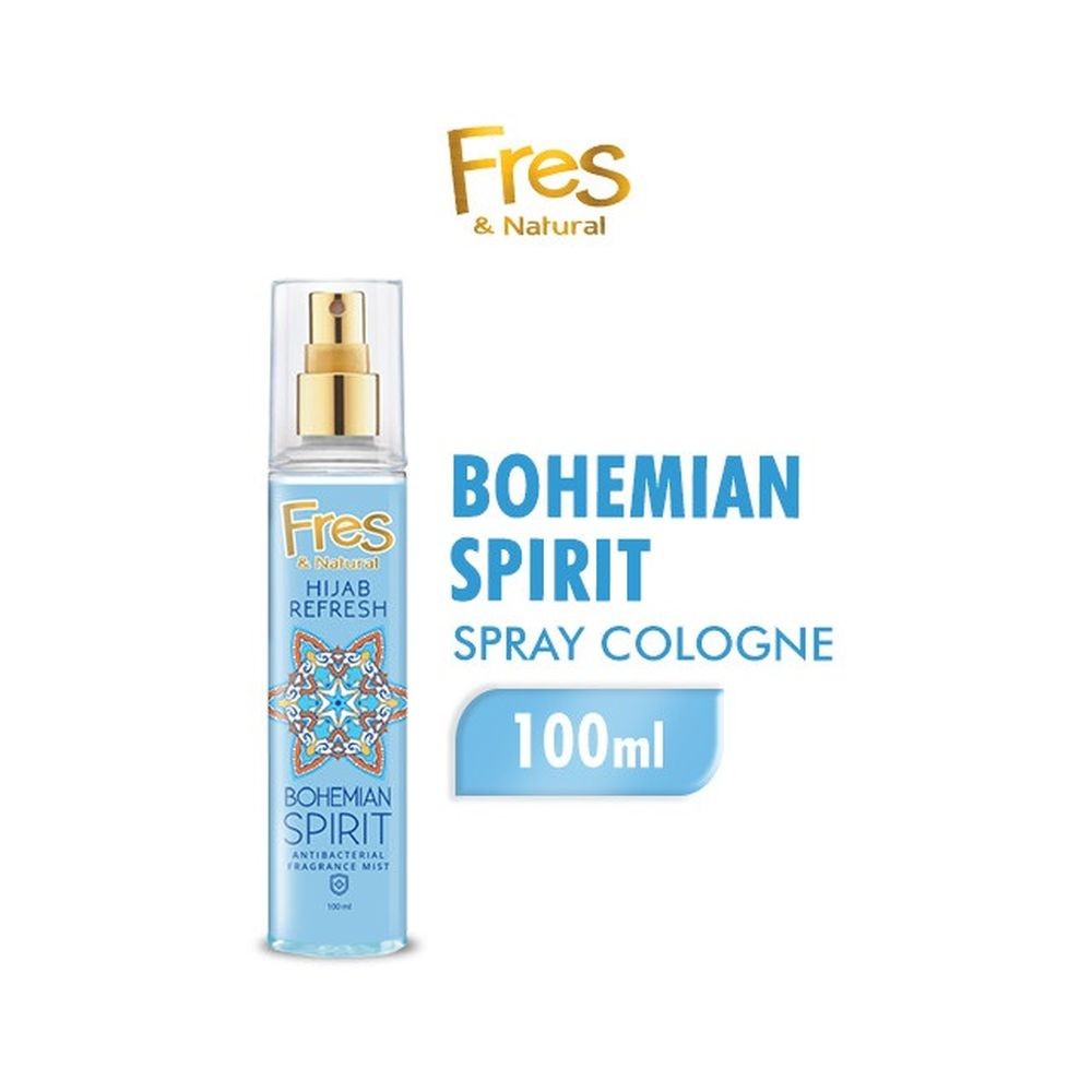 Jual FRES & NATURAL SPRAY COLOGNE HIJAB REFRESH BOHEMIAN SPIRIT 100mL ...