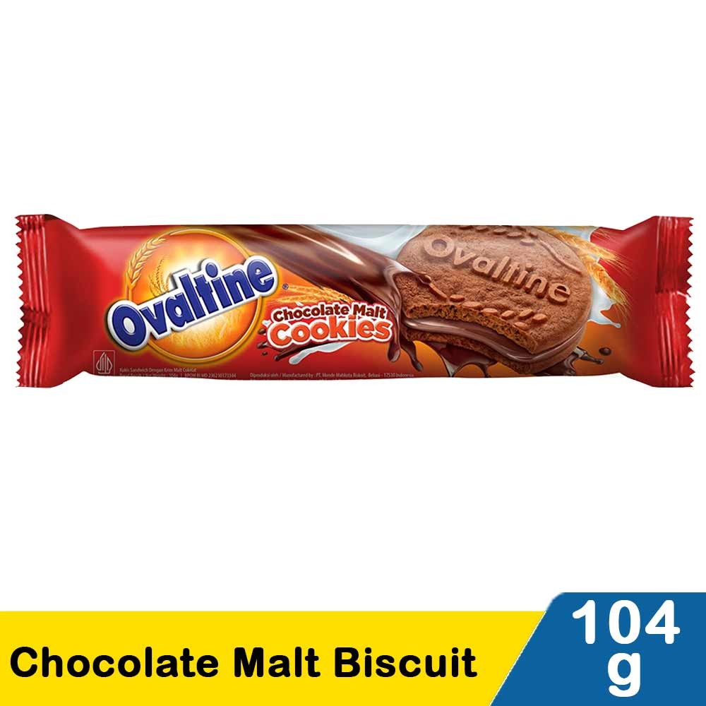 Jual OVALTINE CHOCOLATE MALT BISCUIT 104g | Shopee Indonesia