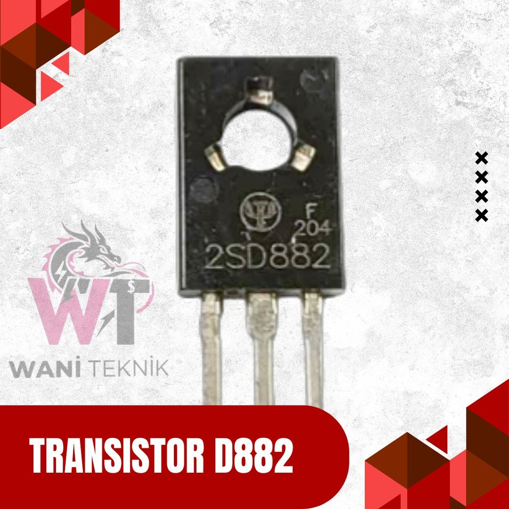 Jual Transistor D882 – NPN 3A 40V TO-126 Cocok Untuk Regulator | Shopee ...