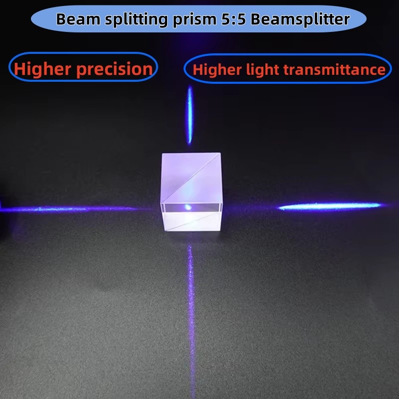 Jual 25.4/35/40/50mm Beam splitting prism 5:5 Beamsplitter ...