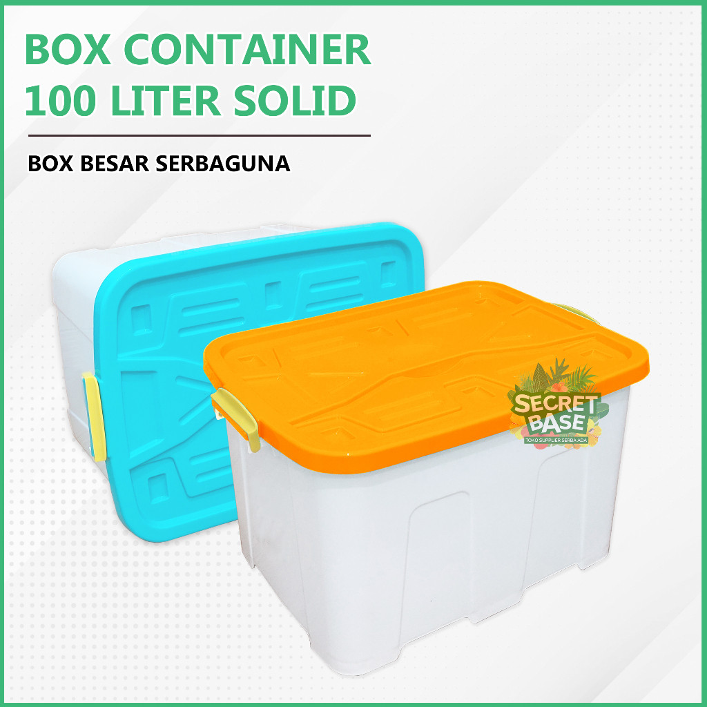 Jual New BOX CONTAINER 100 LITER + RODA - Kontainer Box / Container ...