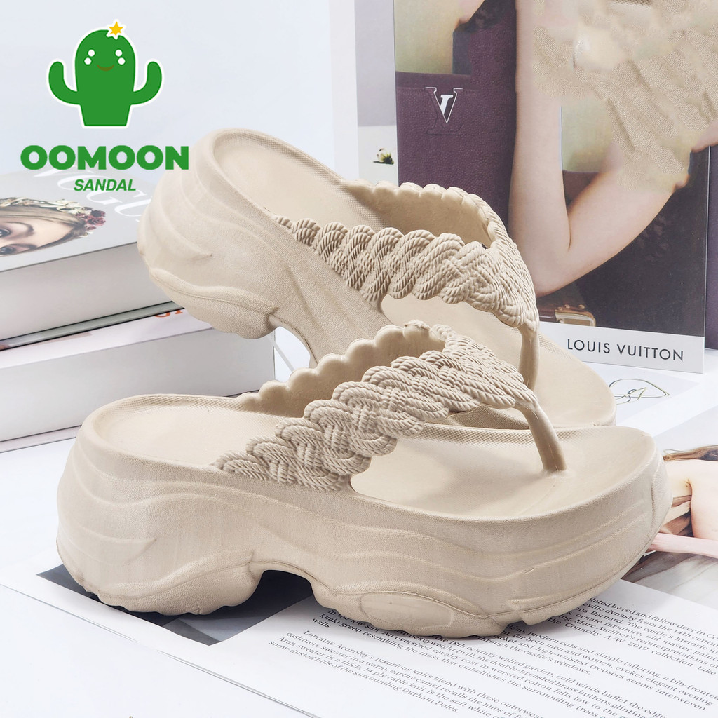 Jual OOMOON Sandal jepit sol tebal multi-fungsi wanita tahan air dan ...