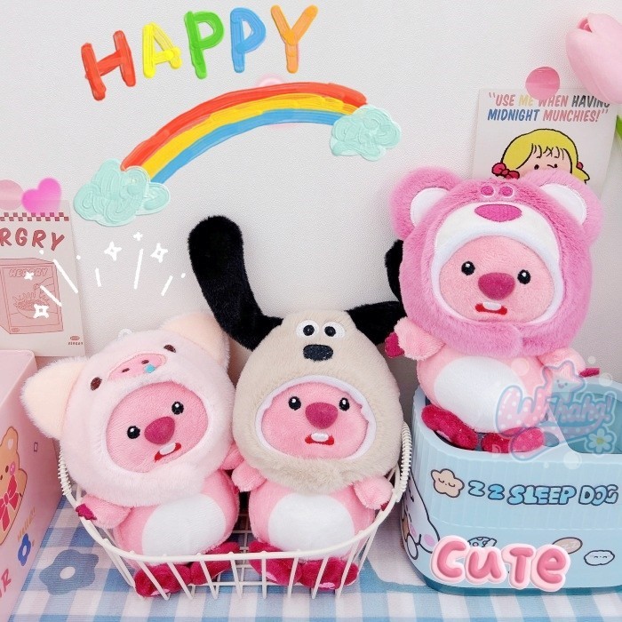 Jual Gantungan Kunci Boneka Loopy Characters Lucu Keychain (Ready Stock ...