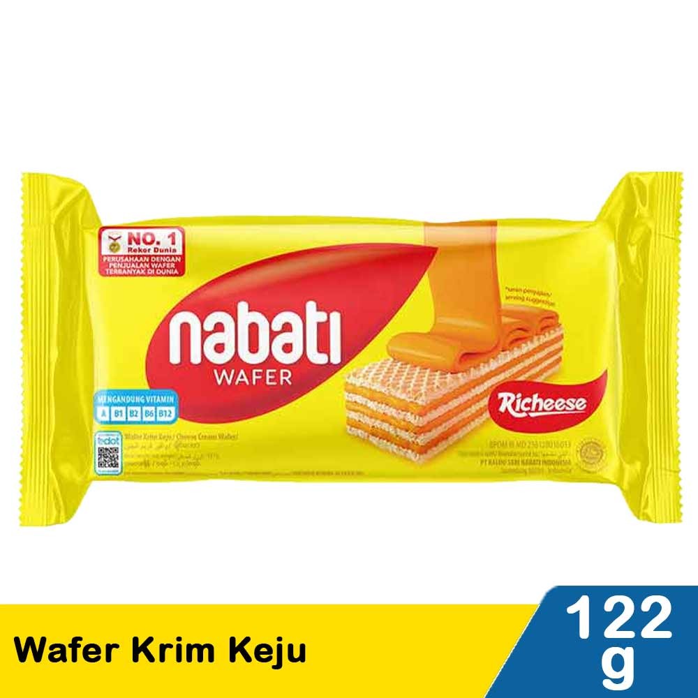 Jual NABATI RICHEESE WAFER KRIM KEJU 110g | Shopee Indonesia