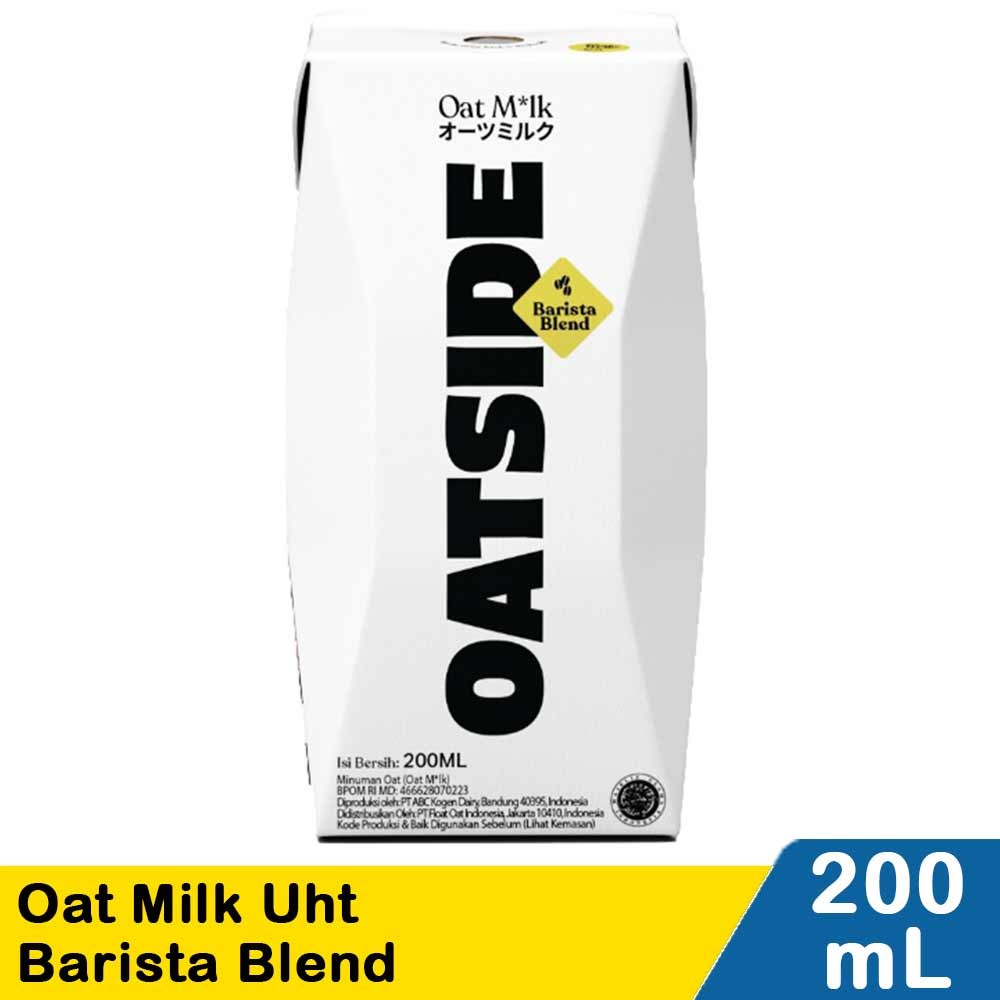 Jual OATSIDE OAT MILK WITH STRAW BARISTA BLEND 200mL | Shopee Indonesia