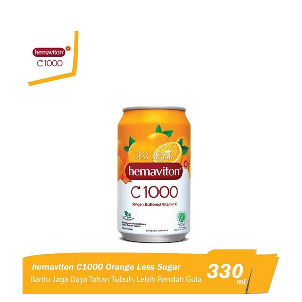 Jual HEMAVITON HEALTH DRINK VITAMIN C1000 LESS SGR ORANGE 330mL ...