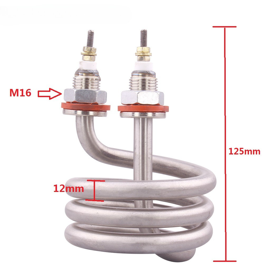 Jual 220V Electric Water Distiller Heating Element M16 Thread Spiral ...