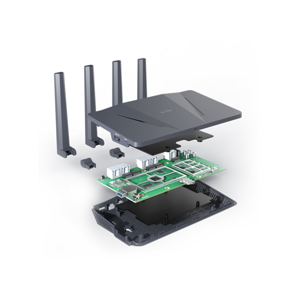 Jual GL.iNet GL-AX1800(Flint) WiFi 6 Router -Dual Band Gigabit Wireless ...