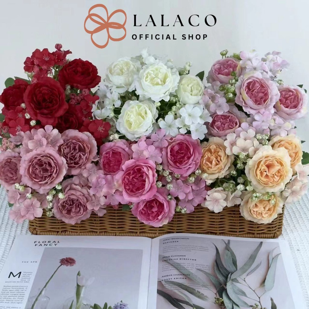 Jual LALACO - Bouquet bunga BKT 761 BOTARO Mawar Artifisial Dekorasi Hiasan Seserahan Buket ...