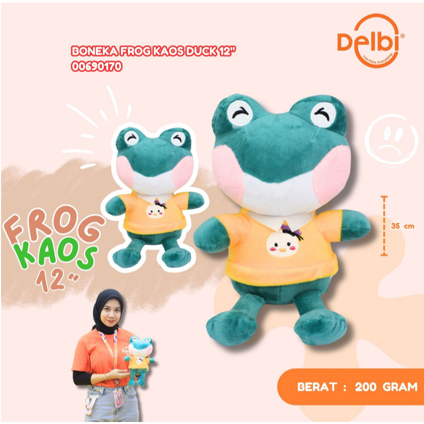 Jual BONEKA FROG KAOS DUCK 12" ANIMAL KECIL KODOK | Shopee Indonesia