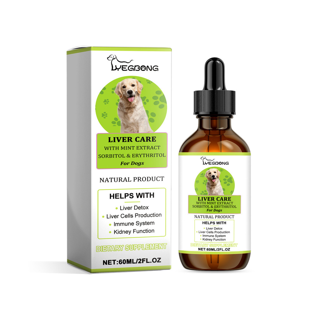 Jual 60ml Dog Nutrition Drops for Liver Detox & Kidney Health, Boost ...