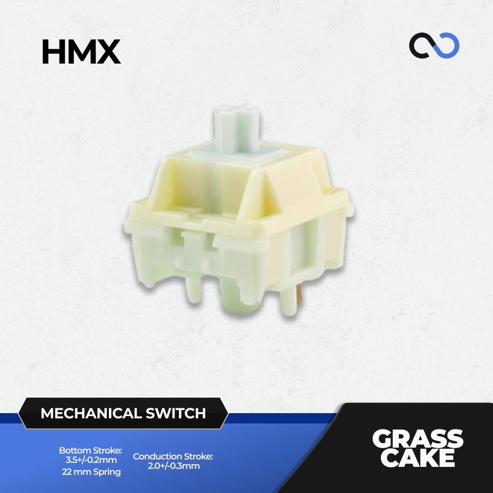 Jual HMX Grass Cake Mechanical Keyboard PCB Mount Switch (Linear) by ...
