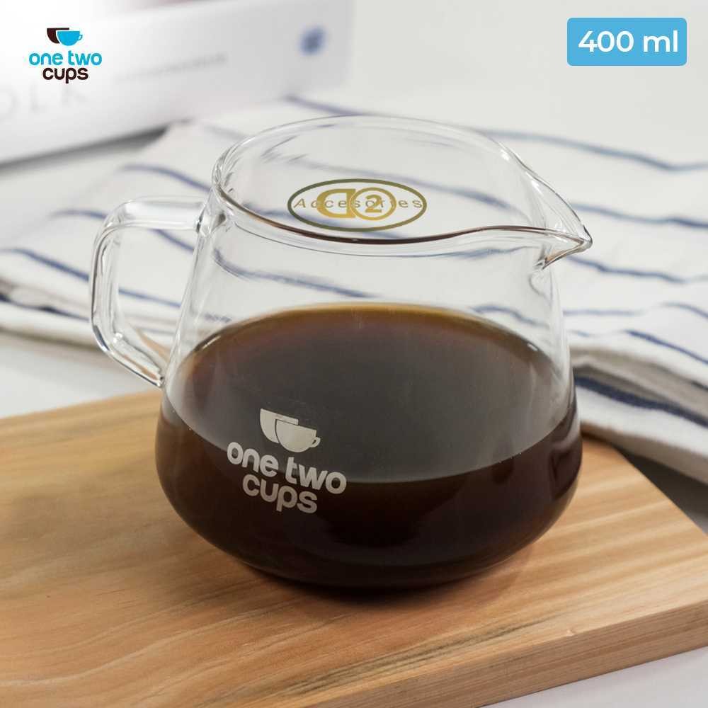 Jual PROMO One Two Cups Teko Kopi Coffee Server V60 Drip Pour Borosilicate Glass - AI101 ...