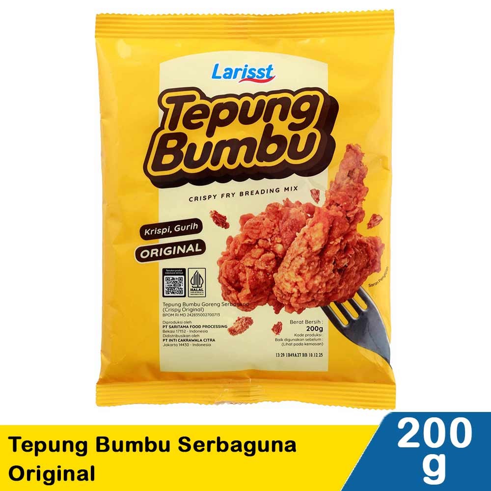 Jual LARISST TEPUNG BUMBU SERBAGUNA ORIGINAL 200g | Shopee Indonesia
