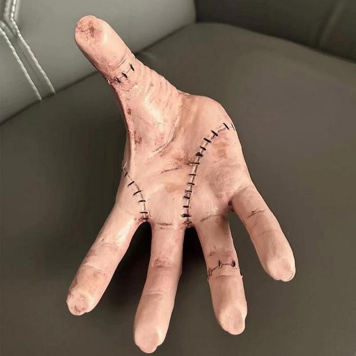 Jual Wednesday Addams Thing Hand Tangan Adam Mainan Prank Halloween ...