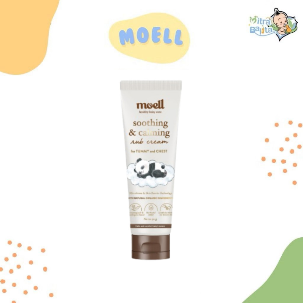 Jual Moell Soothing & Calming Rub Cream 50gr - Red Ginger, Lavender Oil ...