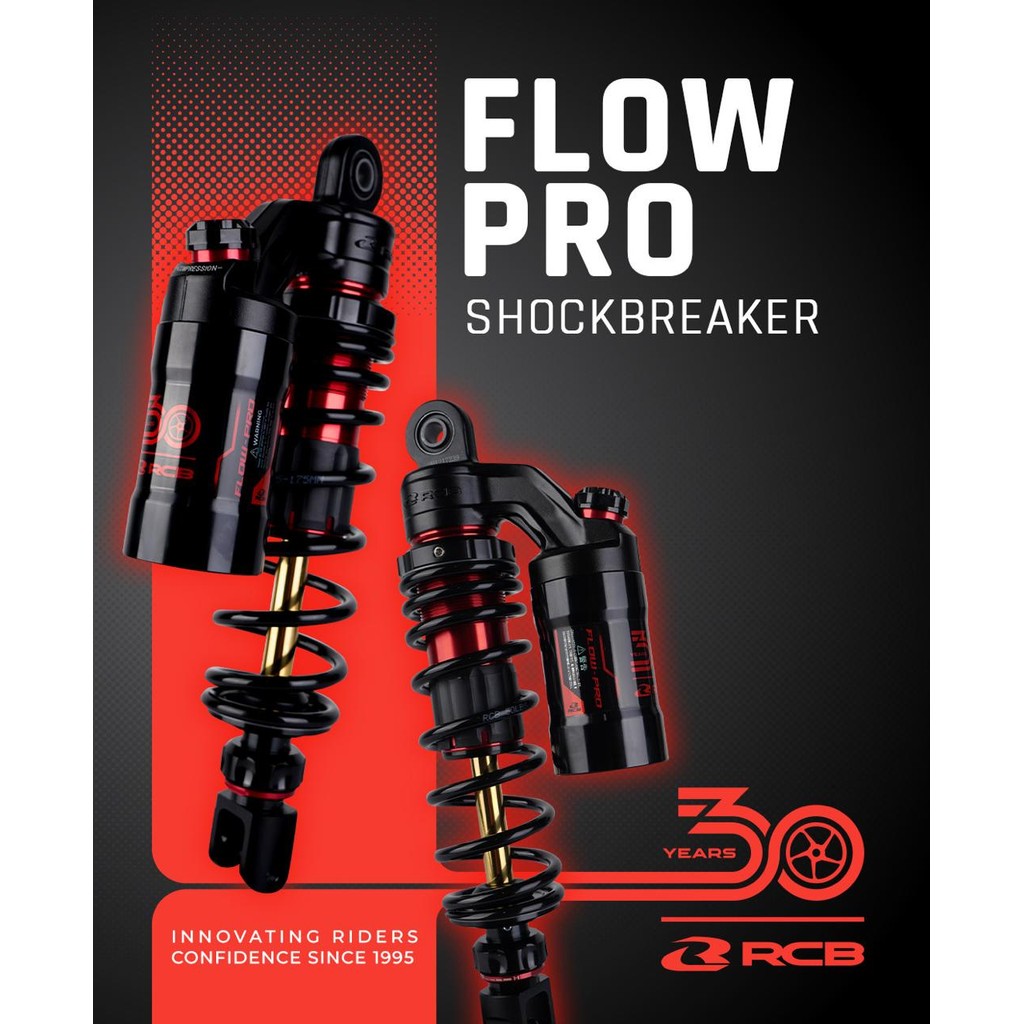 Jual RB Shock Flow PRO Aerox/New Nmax 305mm - 30th Limited shok nmax ...