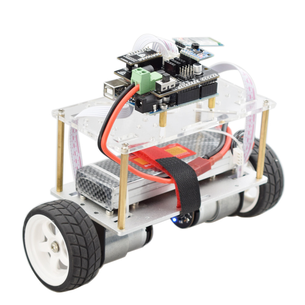 Jual For Arduino Two wheel Balancing Car Self-balancing Robot Kit with HC06 APP Control UNO R3 ...