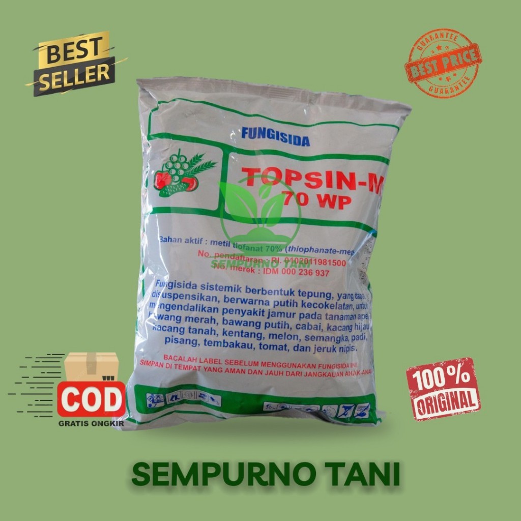 Jual Fungisida TOPSIN M 70 WP 500 GRAM metil tiofanat | Shopee Indonesia