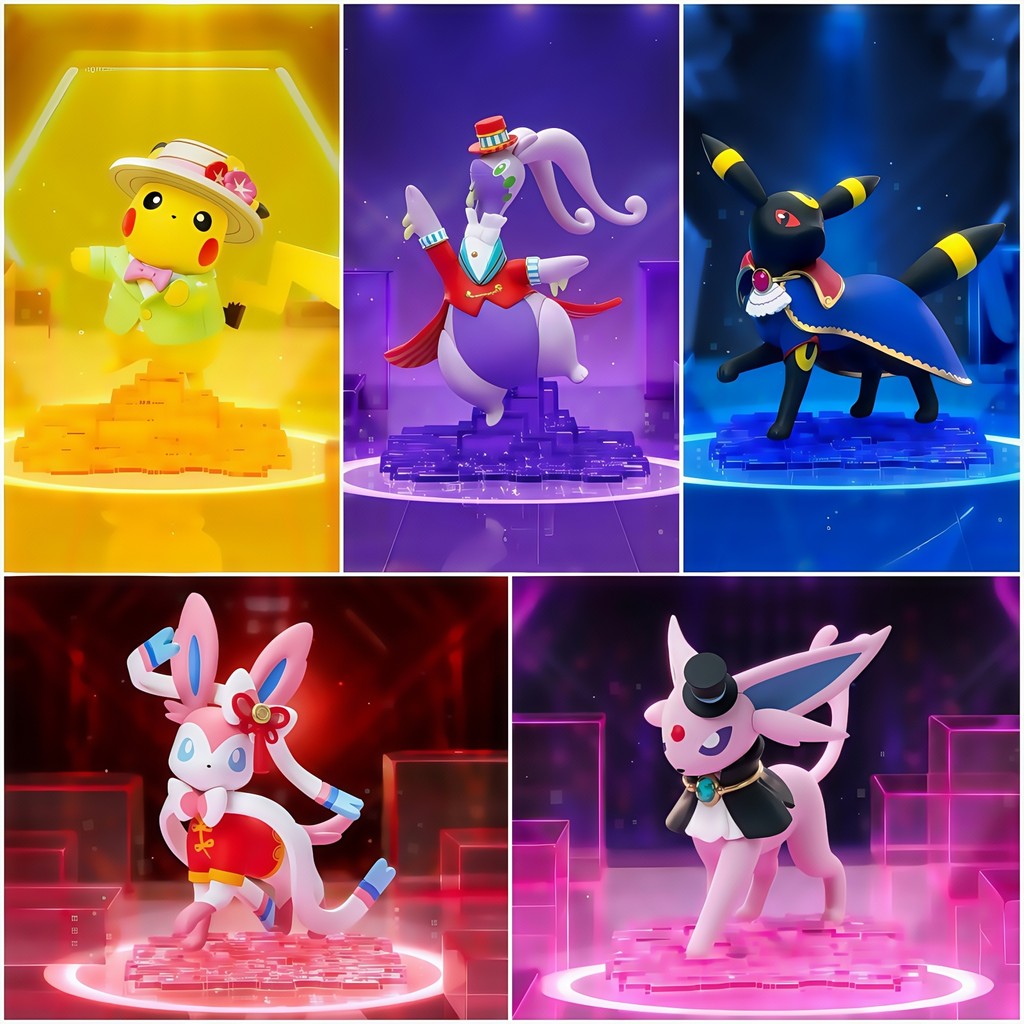 Jual New Style Genuine Pokemon UNITE Popularity Pikachu Sylveon Espeon ...