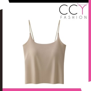 Jual CCY FASHION Baju Atasan Wanita Tanktop Bra With Cup Singlet Sexy ...