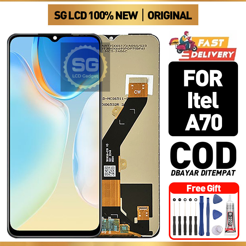 Jual SG LCD for Itel A70 Fullset hp layar Touchscreen murah For Glass ...
