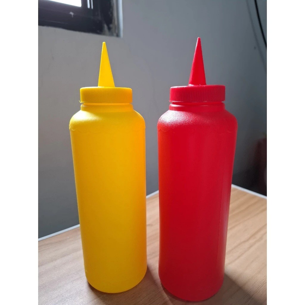 Jual Botol kecap - Botol saus - Botol mayones - Plastik GOGO 500 mil ...