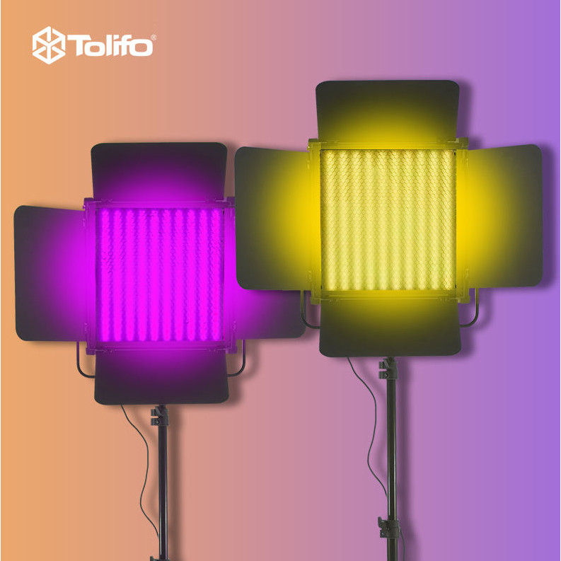 Jual TOLIFO Lampu Kamera Foto Video Adjustable RGB LED Studio Flash ...