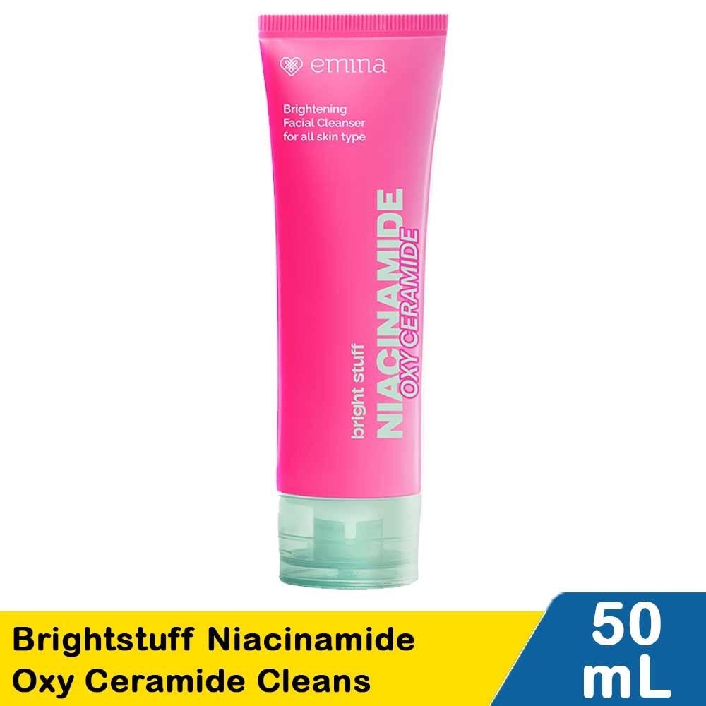 Jual EMINA BRIGHTSTUFF NIACINAMIDE OXY CERAMIDE CLEANS 50mL | Shopee ...