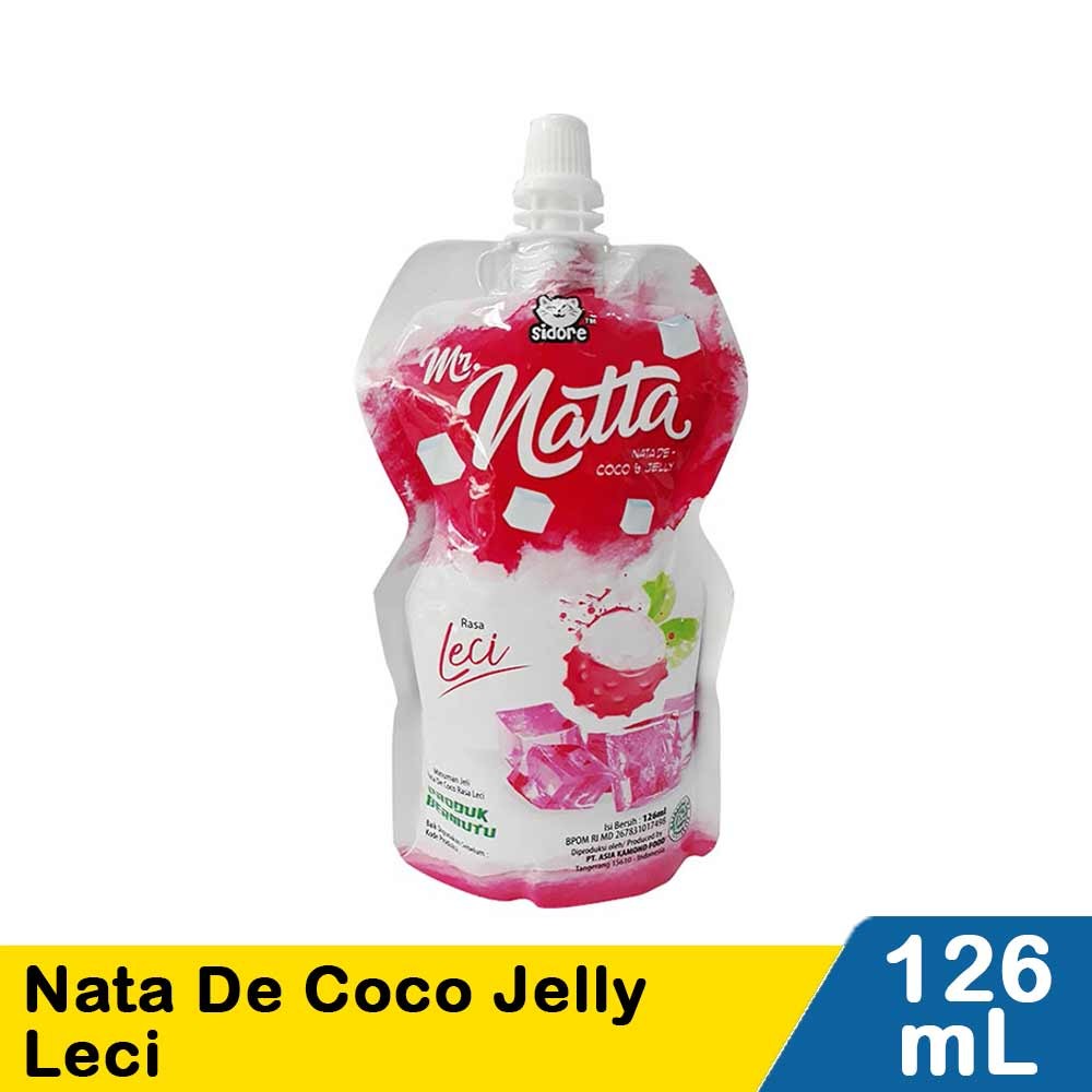 Jual MR.NATTA MINUMAN NATA DE COCO & JELLY LECI 126mL | Shopee Indonesia