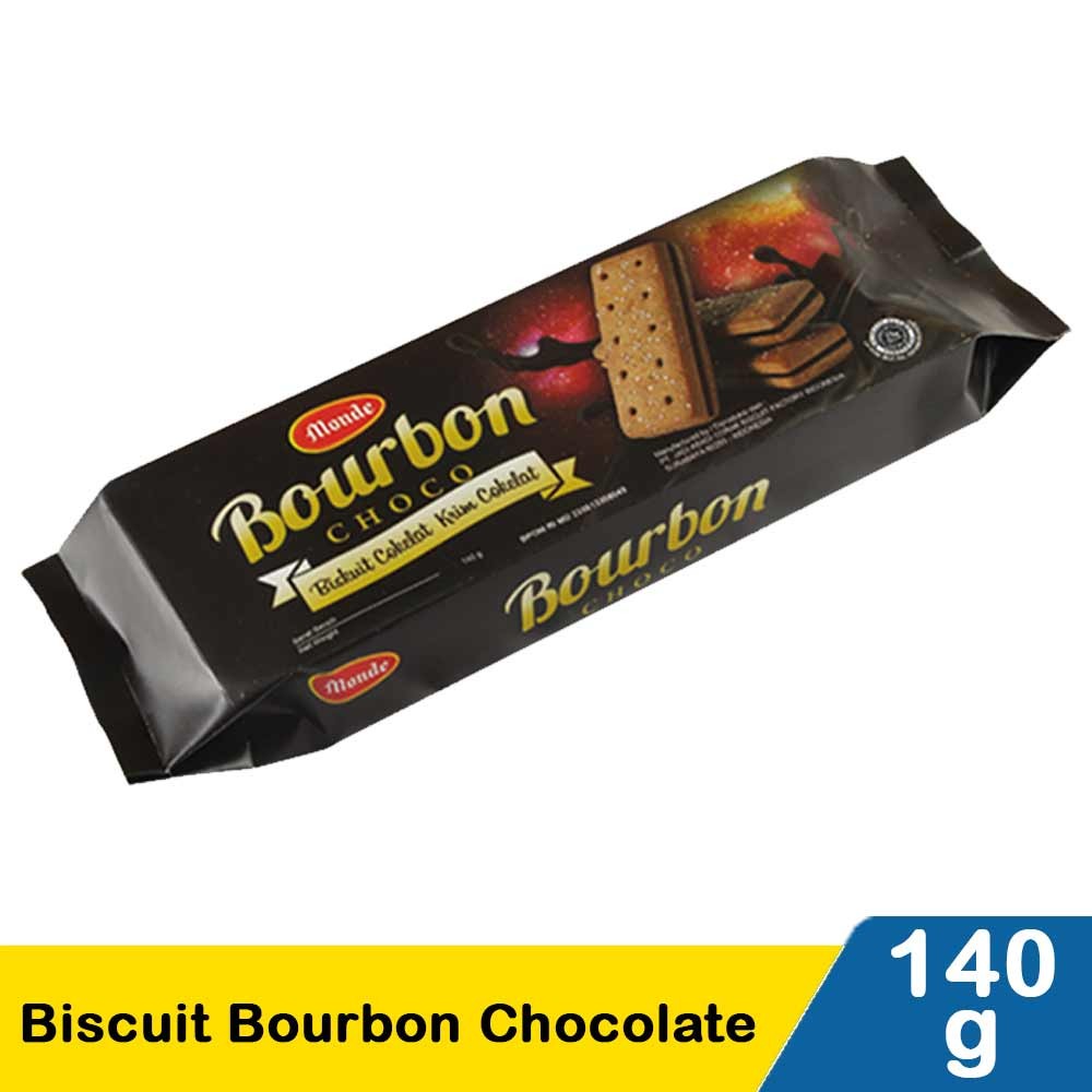 Jual MONDE BISCUIT BOURBON CHOCOLATE 140g | Shopee Indonesia