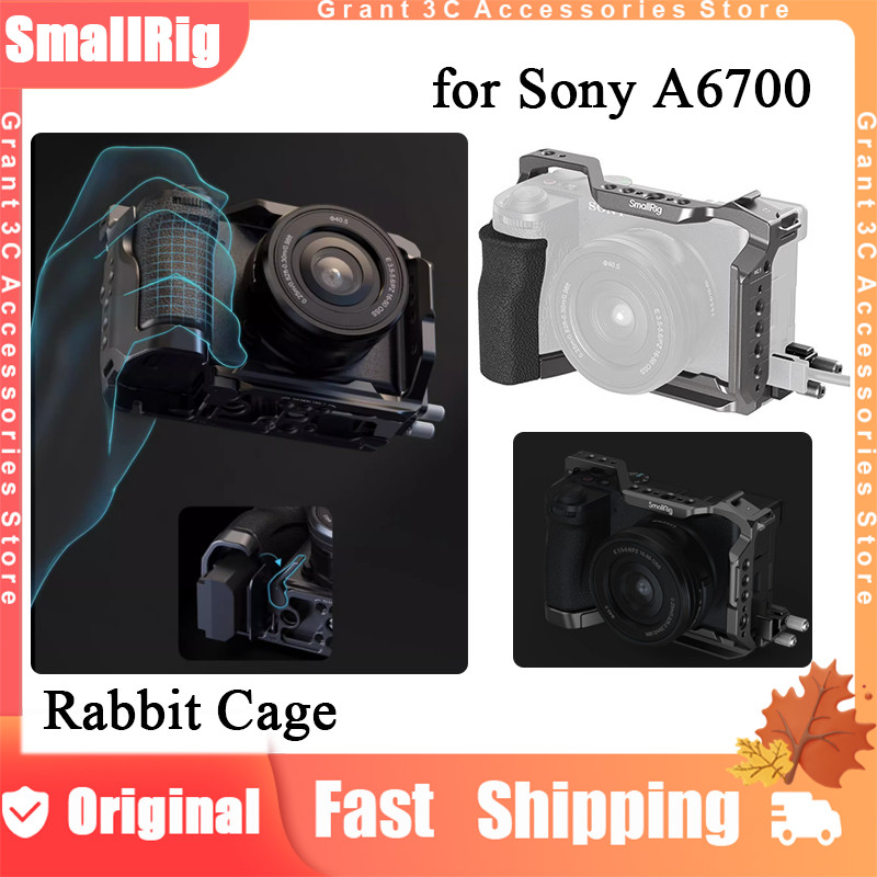 Jual SmallRig A6700 Rabbit Cage for Sony Alpha 6700 Built-in Quick ...