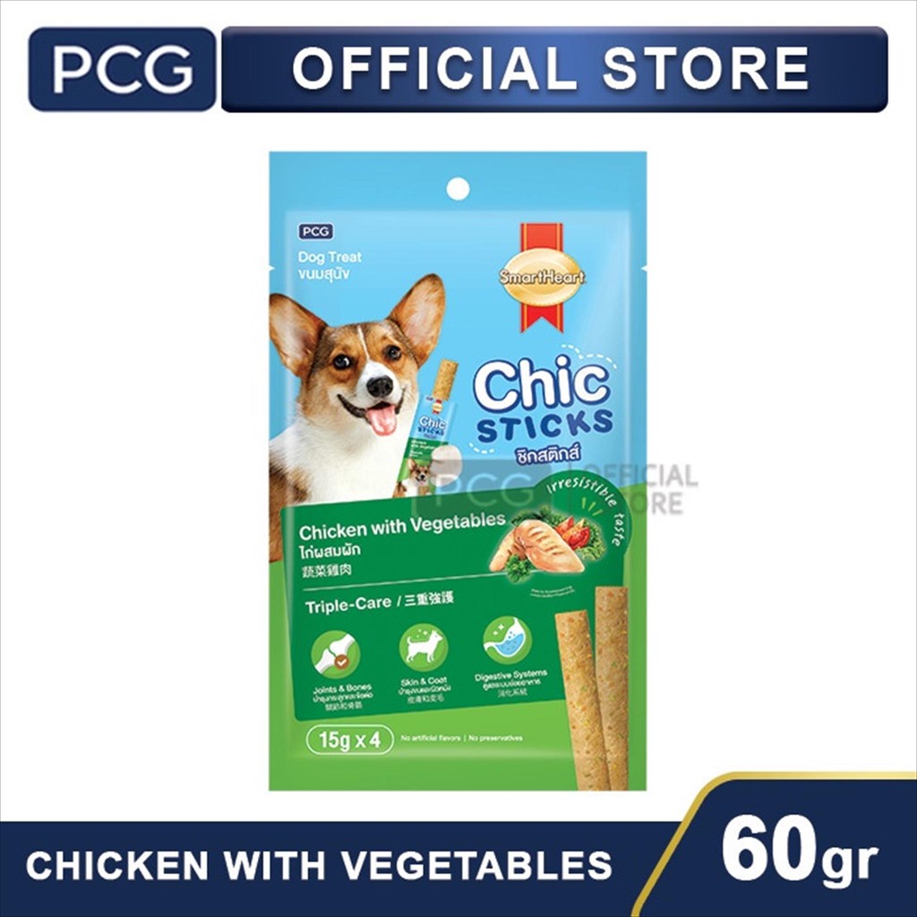 Jual SmartHeart Snack Anjing Chic Stick Dog Treats Chicken With ...