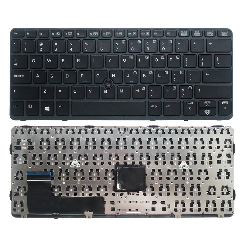 Jual New US/SP/RU laptop keyboard FOR HP EliteBook 820 G1/820 G2/720 G1 ...