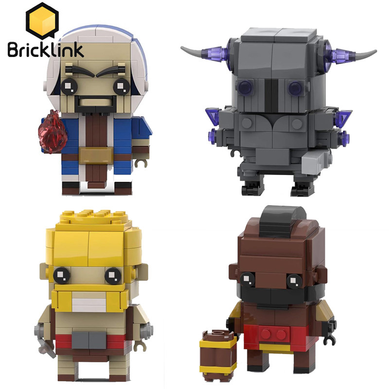 Jual Bricklink MOC Game Royale Wars Action Figures PEKKA Barbarians Hog ...