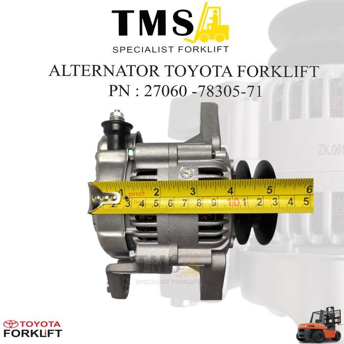 Jual Alternator Toyota Forklift 27060-78305-71 6FD15 TOYOTA 1DZ, 2Z ...