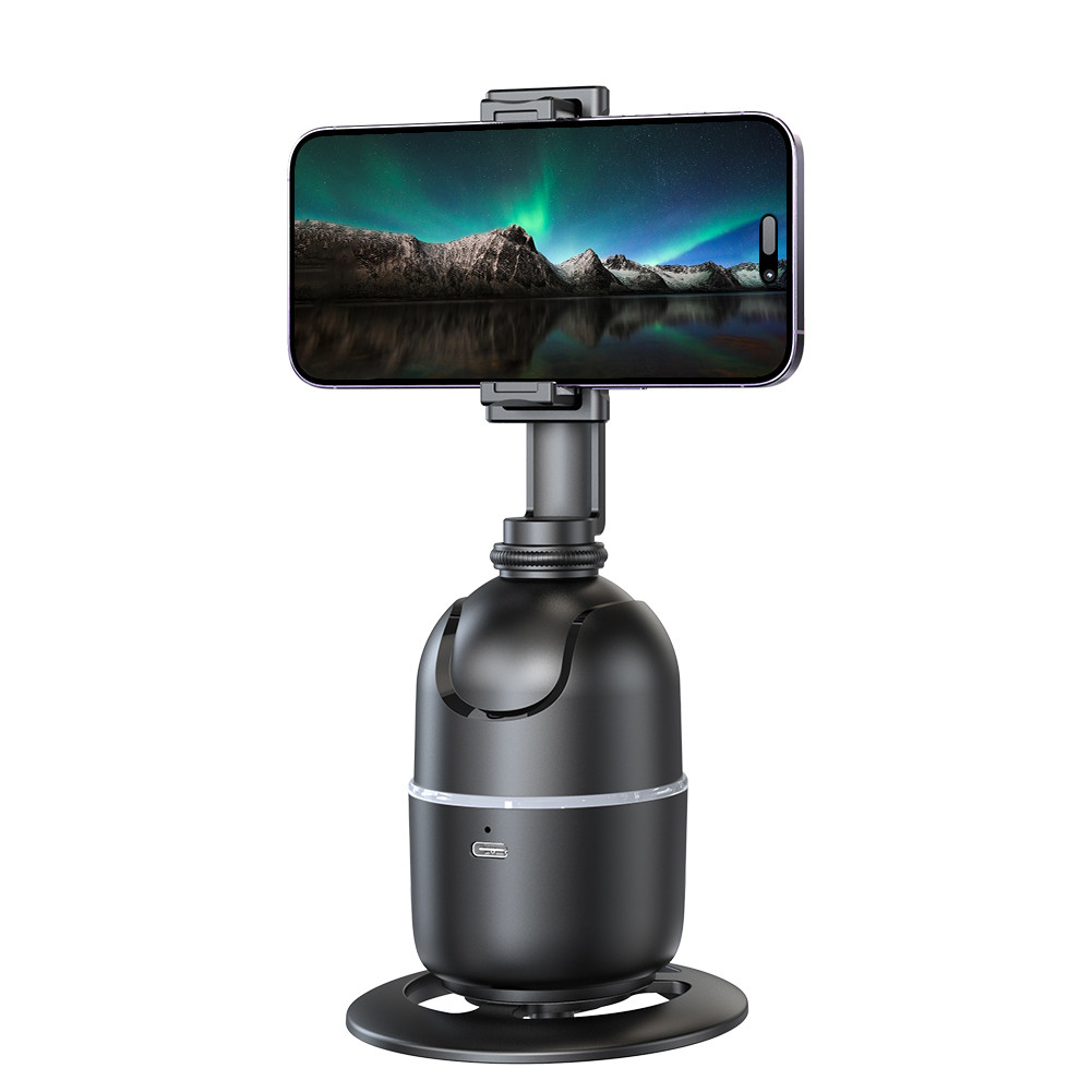 Jual Auto Tracking Phone Holder 360° Rotation Phone Camera Mount No App ...