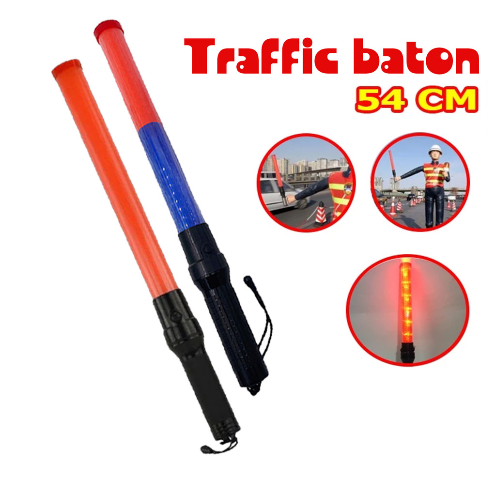 Jual 1pc Merah atau merah dan biru Senter Polisi Kontrol lalu lintas ...