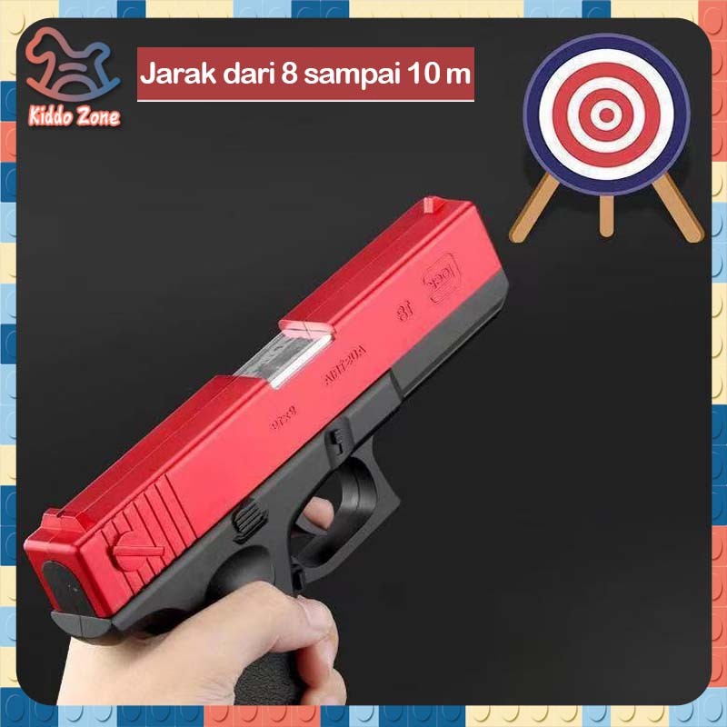 Jual Pistol Mainan Gaya Glock - Tembakan Manual Peluru Foam yang Aman ...