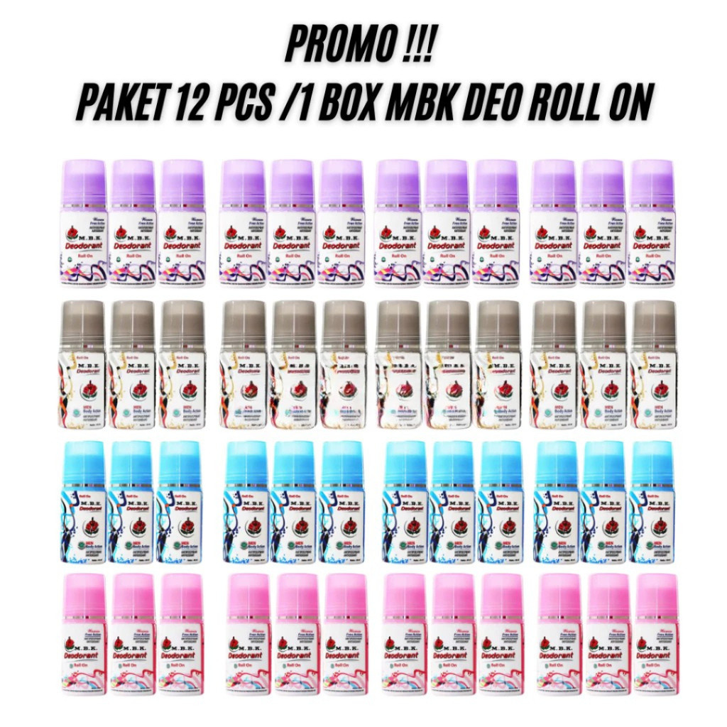 Jual WAWA - Paket 1 Box (12 pcs) MBK Deodorant Roll On | Roll On ...