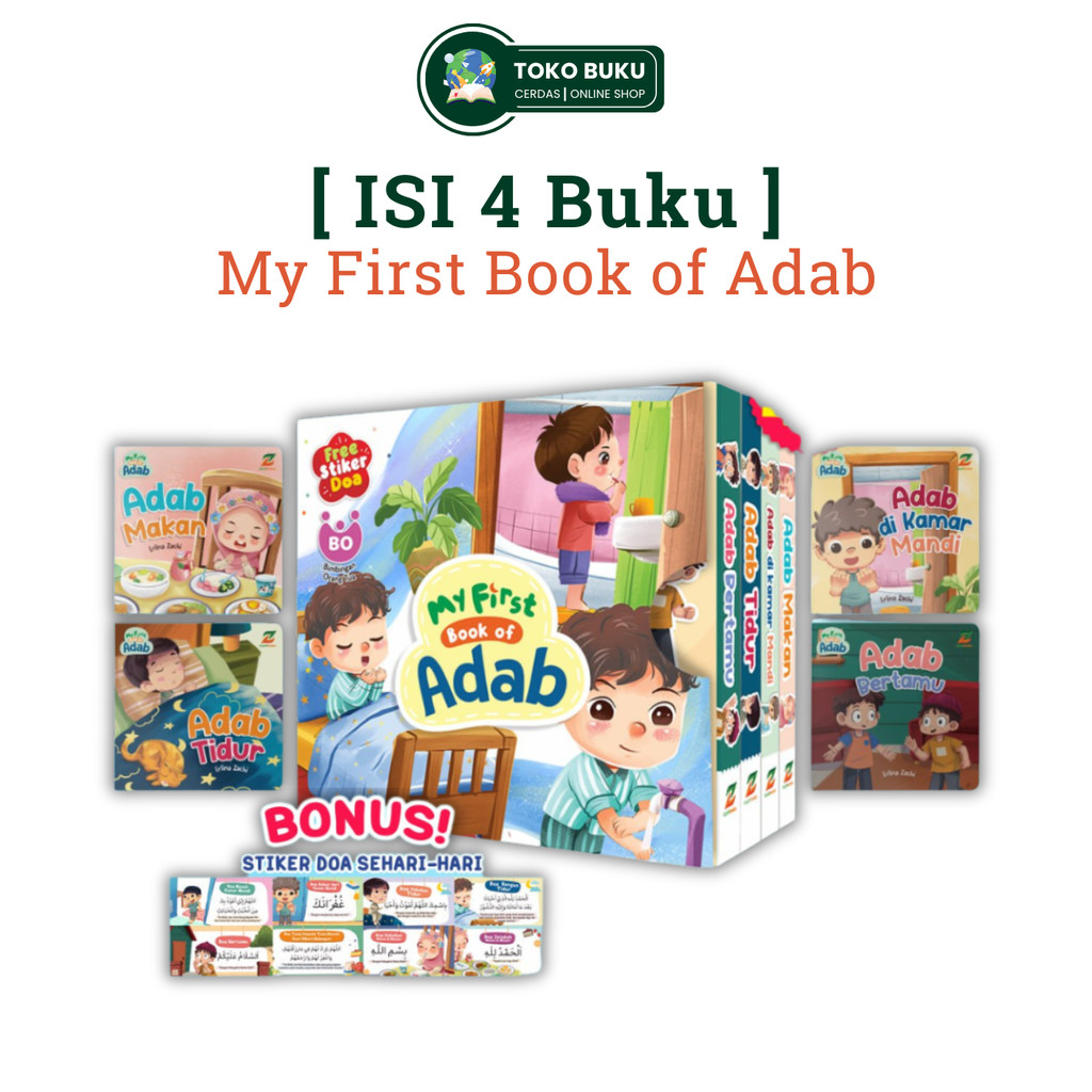 Jual Buku MY FIRST BOOK OF ADAB Mini Big Boardbook 0 6 12 Bulan 1 2 3 ...