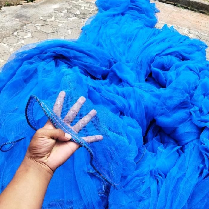 Jual jaring polynet biru proyek harga permter persegi | Shopee Indonesia