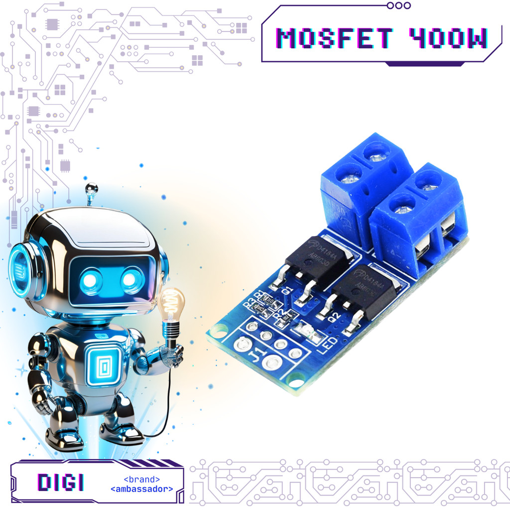 Jual MOSFET Driver Module - 15A 400W 5V - 36V - Digibot | Shopee Indonesia