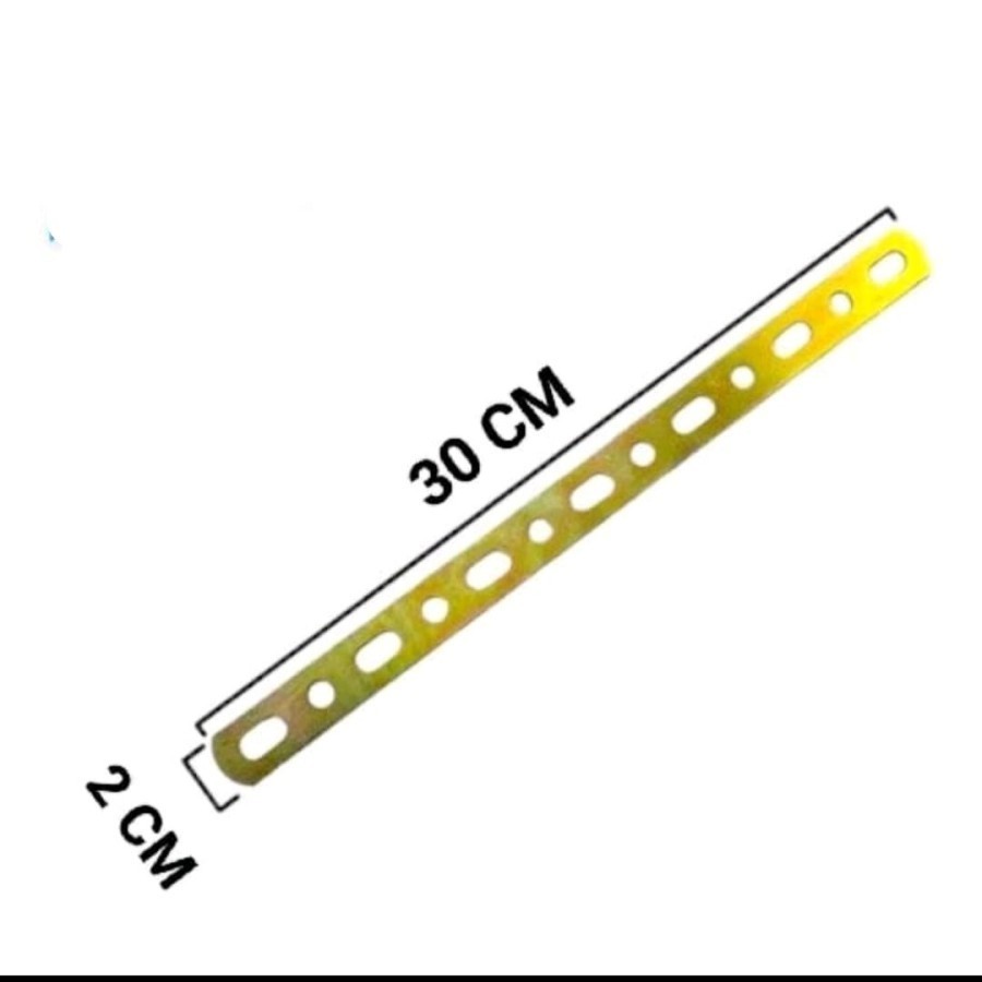 Jual Plat Bolong Kuning Tipis / Panel Plat Lubang Serbaguna 30cm ...