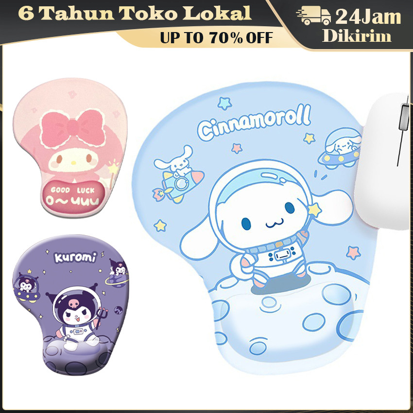 Jual Mouse Pad Kawaii Seri Sanrio / Bantalan Pergelangan Tangan 3D ...