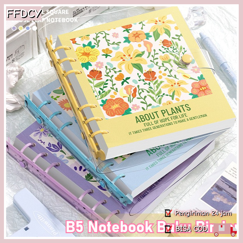 Jual Notebook Buku Binder B5 /Tulis Sekolah Lucu Buku Catatan Aesthetic ...