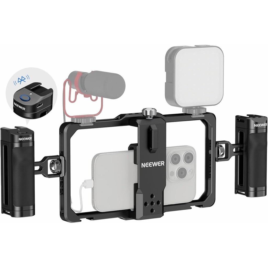 Jual Universal Phone Cage Rig with Bluetooth Side Handle Smartphone ...