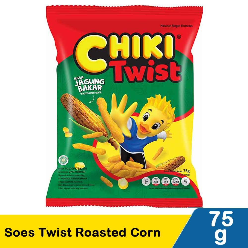 Jual CHIKI SNACK TWIST ROASTED CORN 75g | Shopee Indonesia