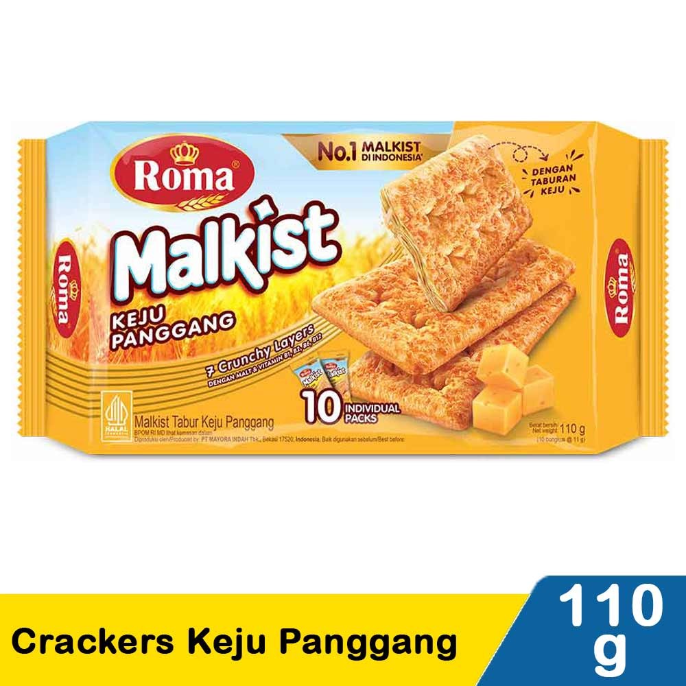 Jual ROMA CRACKERS MALKIST KEJU PANGGANG 110g | Shopee Indonesia