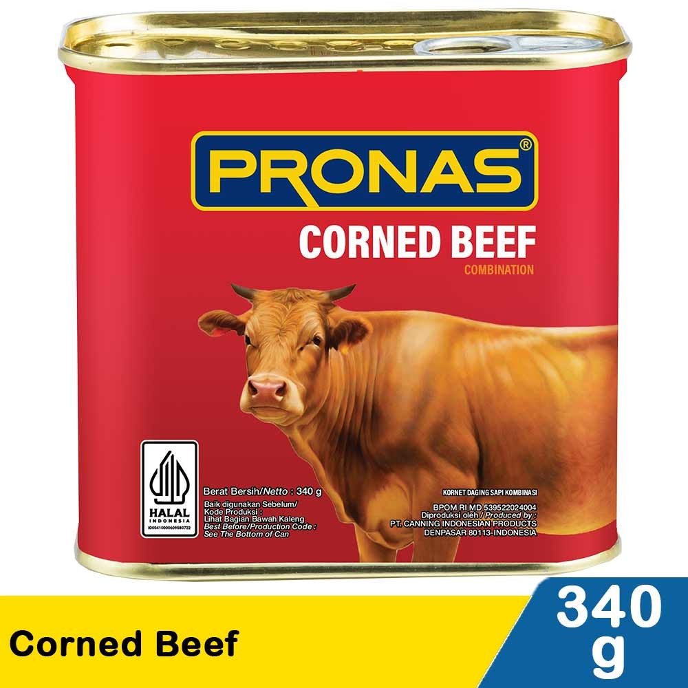 Jual PRONAS CORNED BEEF 340g | Shopee Indonesia